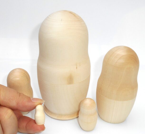 Blank DIY X 3 , 5-set In Each 16cm Raw Plain Unpainted Unfinished ...